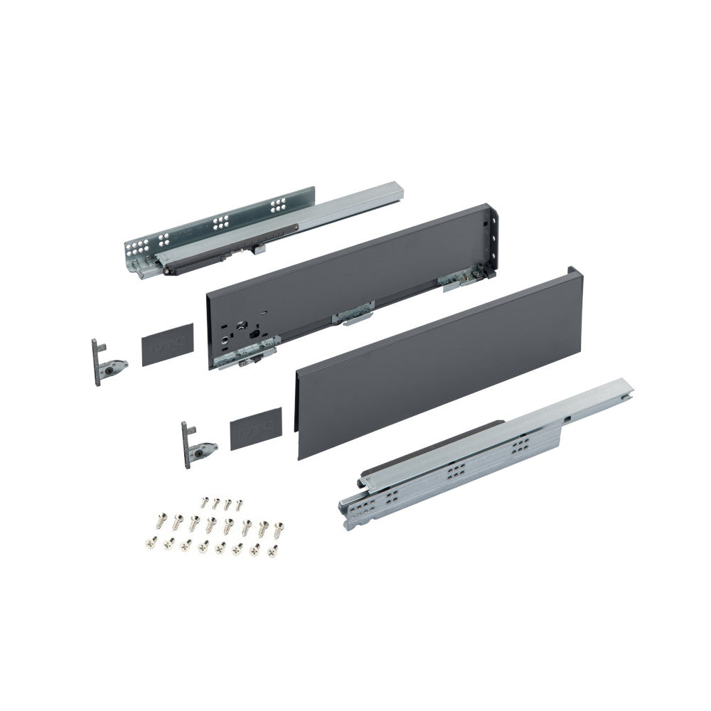 Twin Pro, 126mm Mid Drawer Runner System, Double Wall Drawer Box & Sli ...