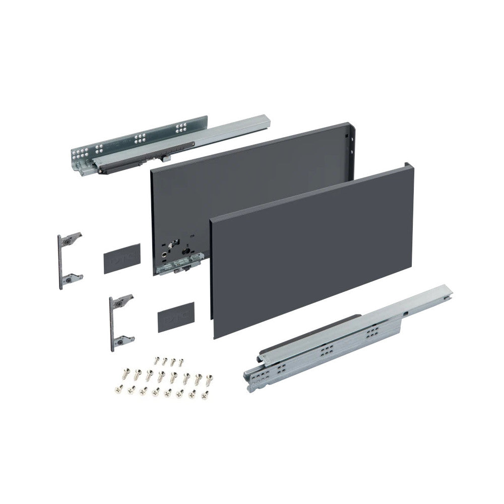 Twin Pro, 238mm Pan Drawer Runner System, Double Wall Drawer Box & Sli ...